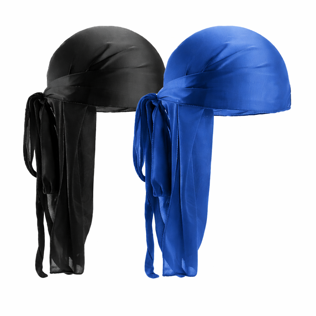 Pack Duo Preto & Azul | Durag-Shop