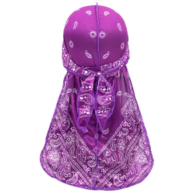 Purple durag patterns | Durag-Shop