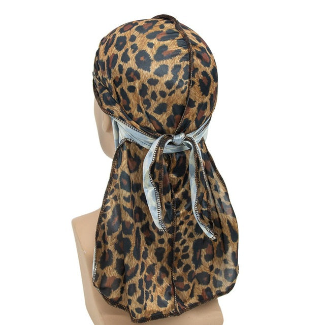 Yellow durag leopard | Durag-Shop