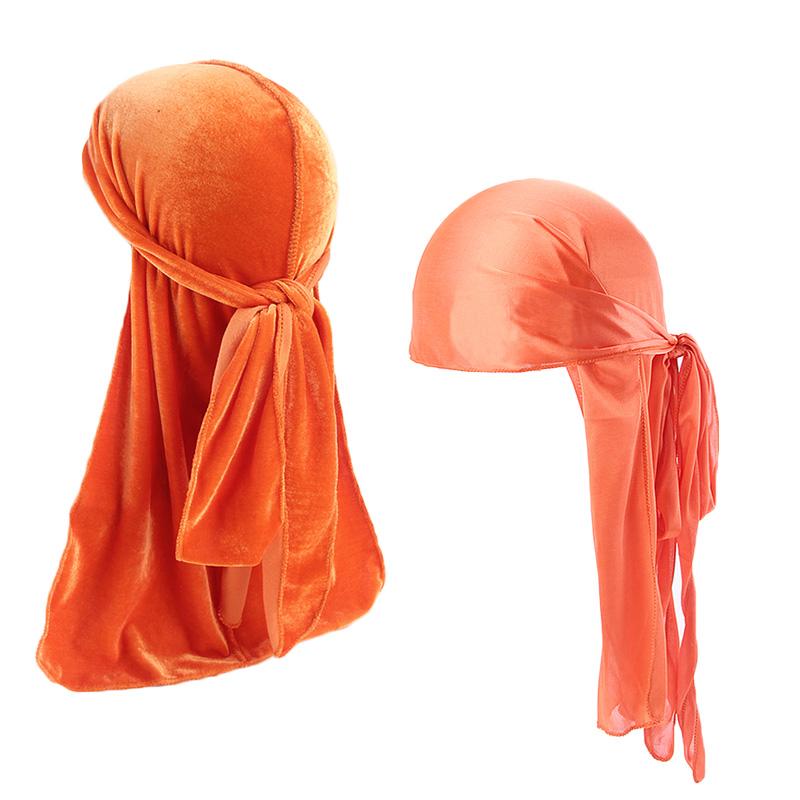 Orange velvet and classic durag pack | Durag-Shop