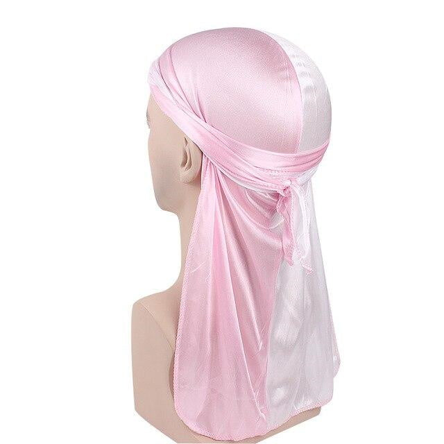 White and pink durag | Durag-Shop