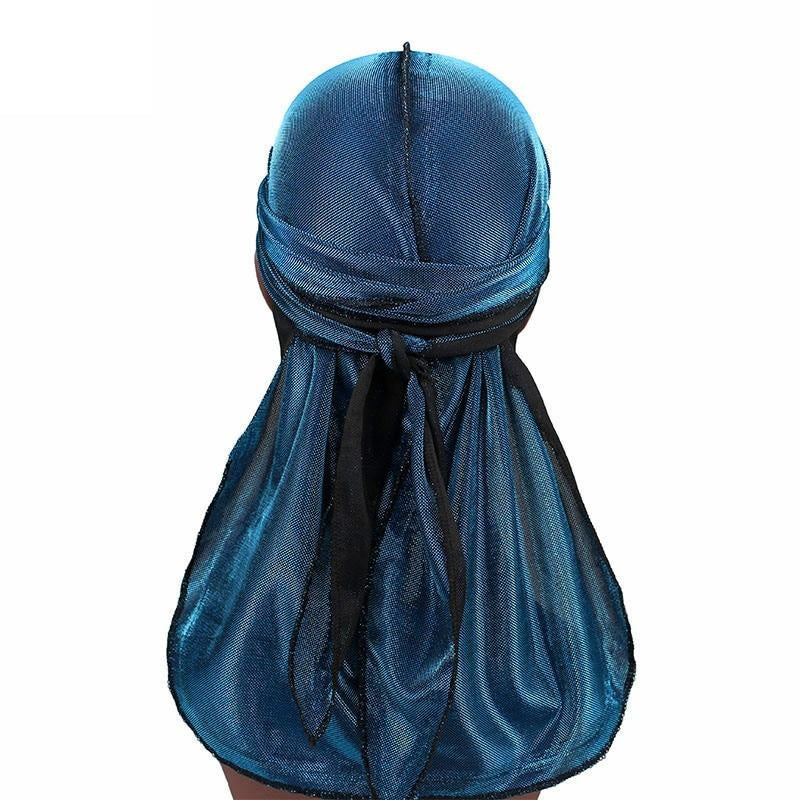 Light blue durag shiny mesh | Durag-Shop