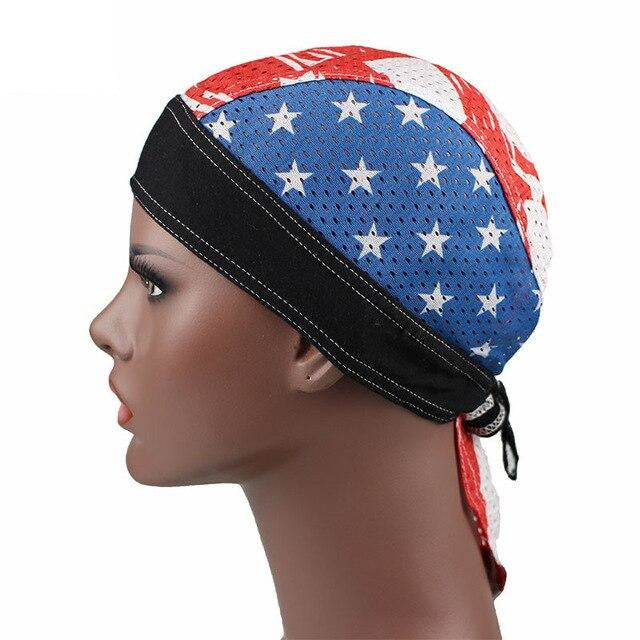 Blue durag mesh stars | Durag-Shop