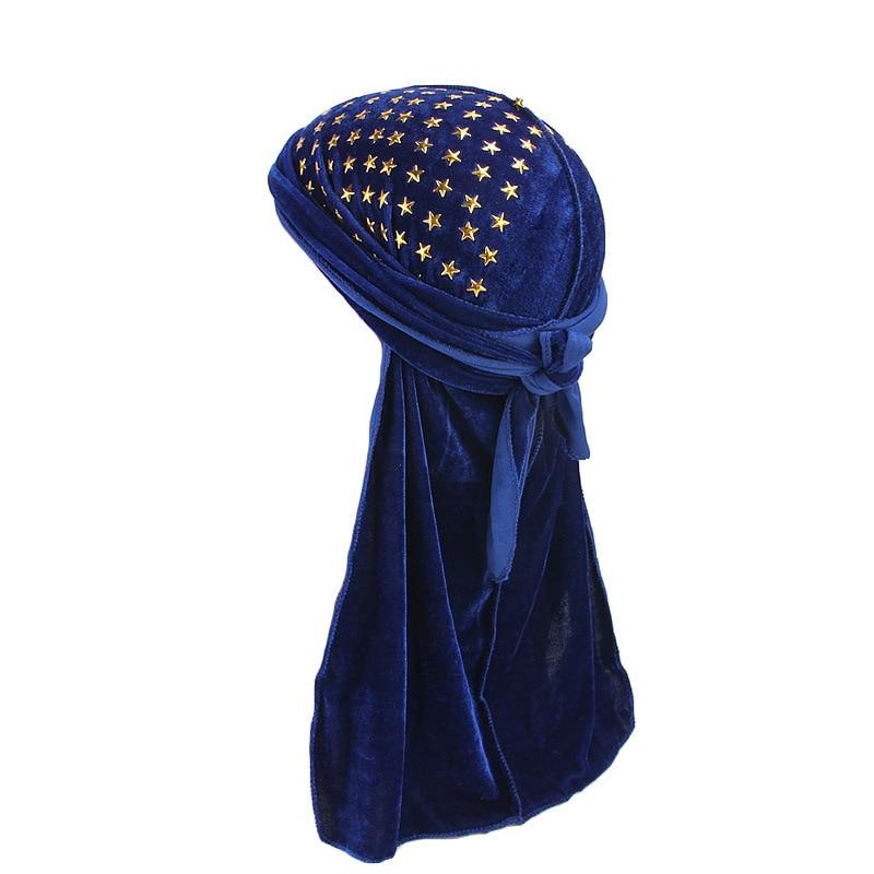 Blue velvet durag stars | Durag-Shop