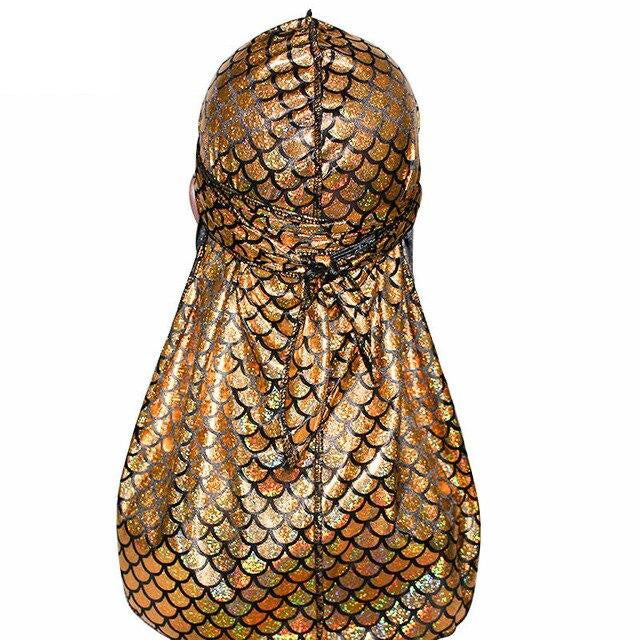 Golden durag shiny scales - Durag-Shop