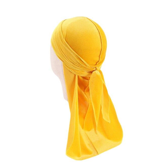 Baby yellow velvet durag | Durag-Shop