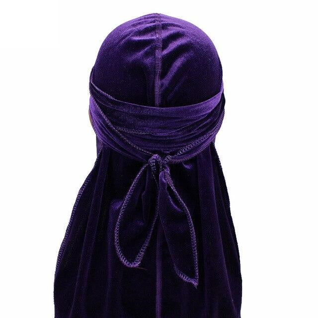 Purple velvet durag seamless | Durag-Shop